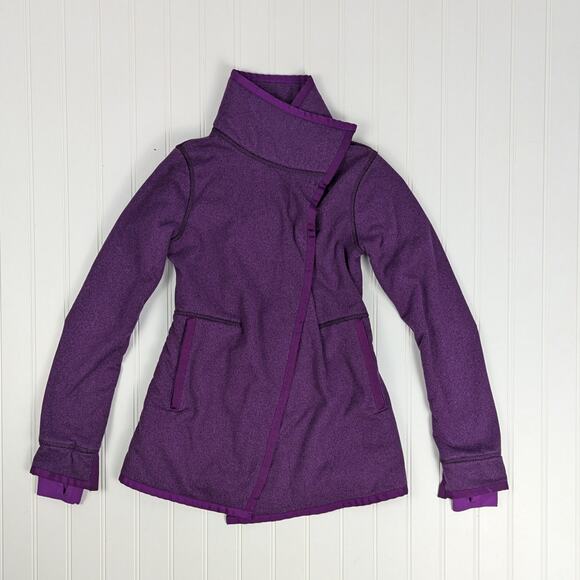 Ivivva | Jackets & Coats | Ivivva Girls Purple Big Business Wrap Jacket ...